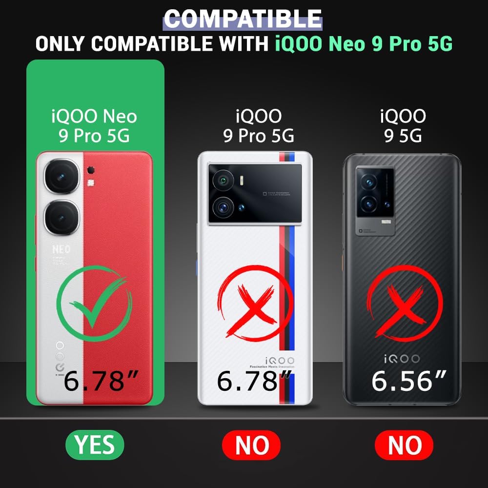 Casotec Hart Design Premium 2D Printed Metal Back Case Cover for iQOO 9 ...