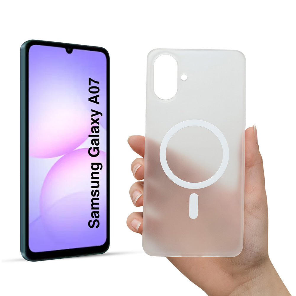 Casotec Slim PC Magnetic Case for Samsung Galaxy A07 4G (Clear) | Ultra ...