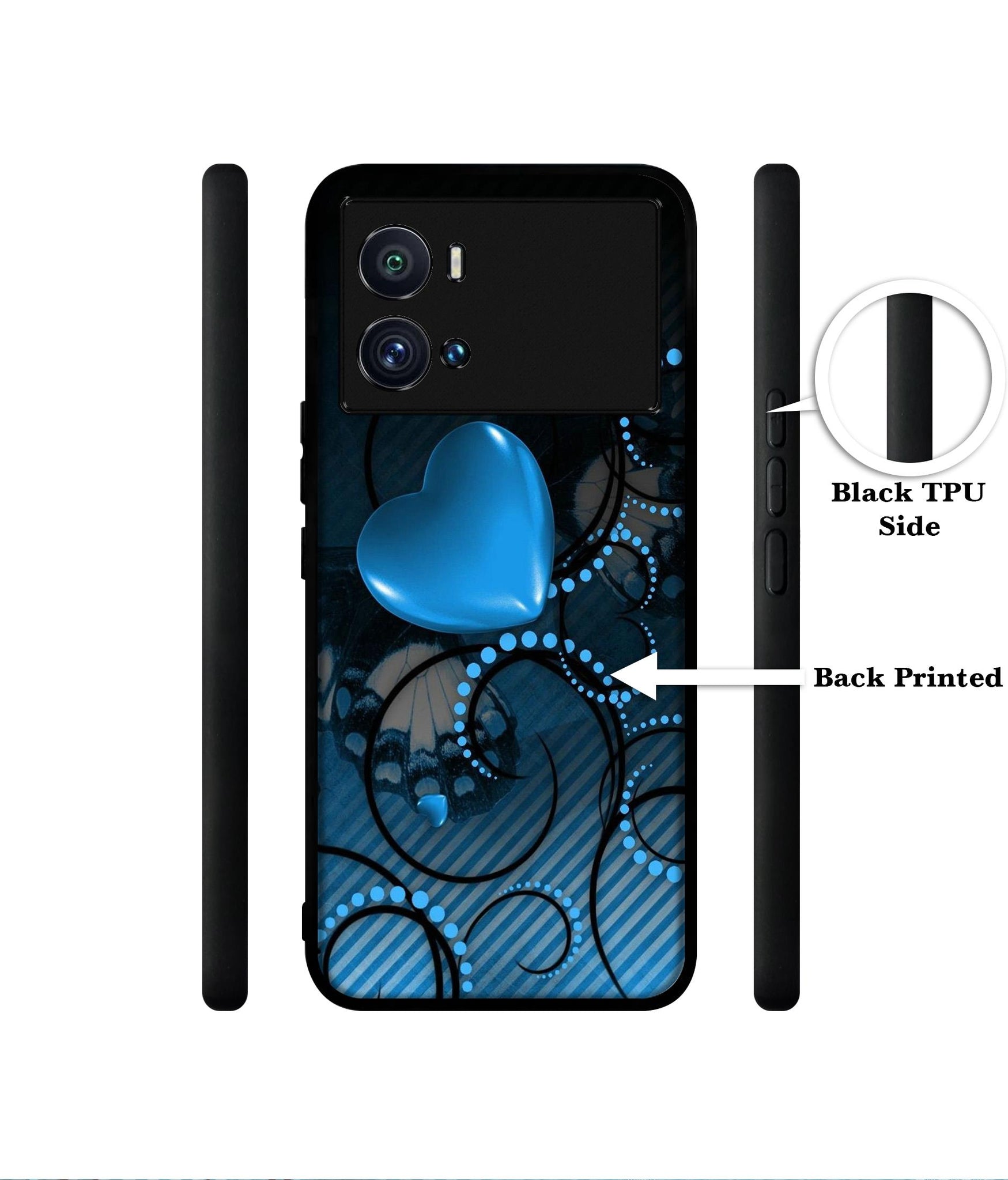 Casotec Hart Design Premium 2D Printed Metal Back Case Cover for iQOO 9 ...