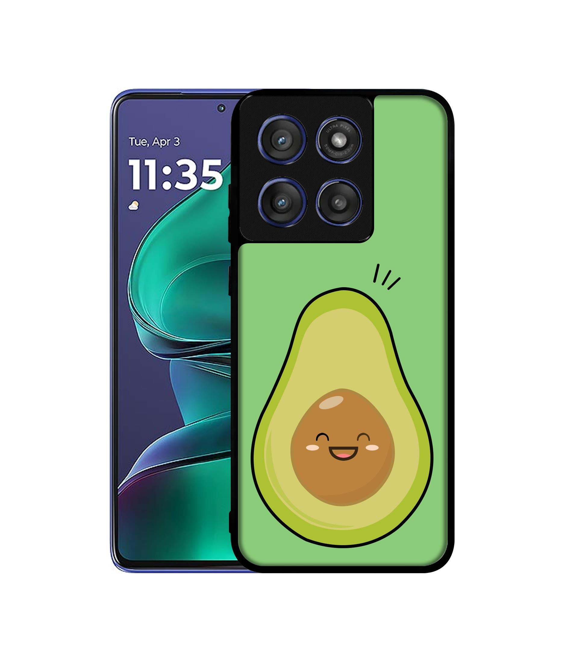 Casotec Avocados Design Premium 2D Printed Metal Back Case Cover for ...