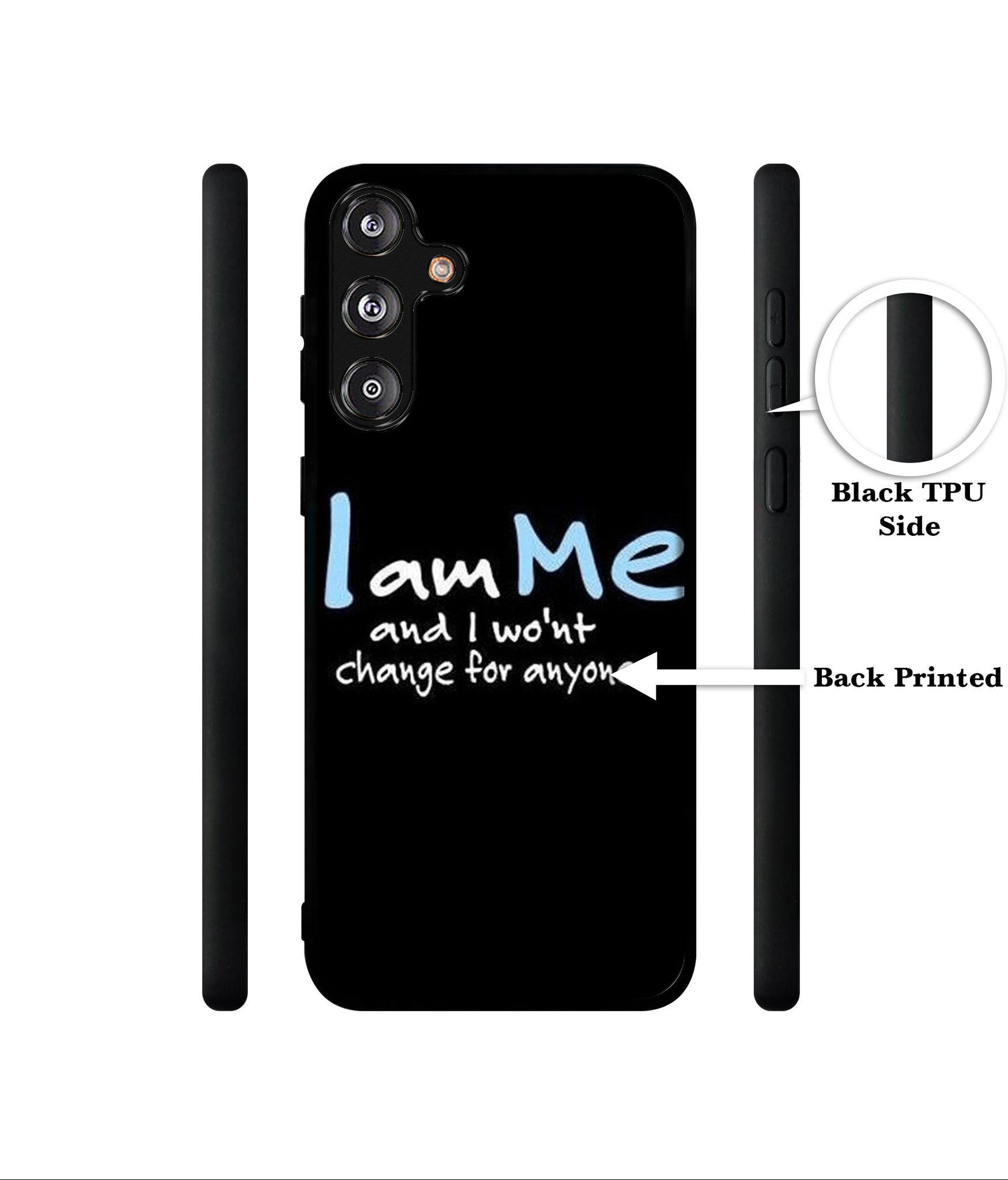 Casotec I Am Me Quotes Design Premium 2D Printed Metal Back Case Cover ...