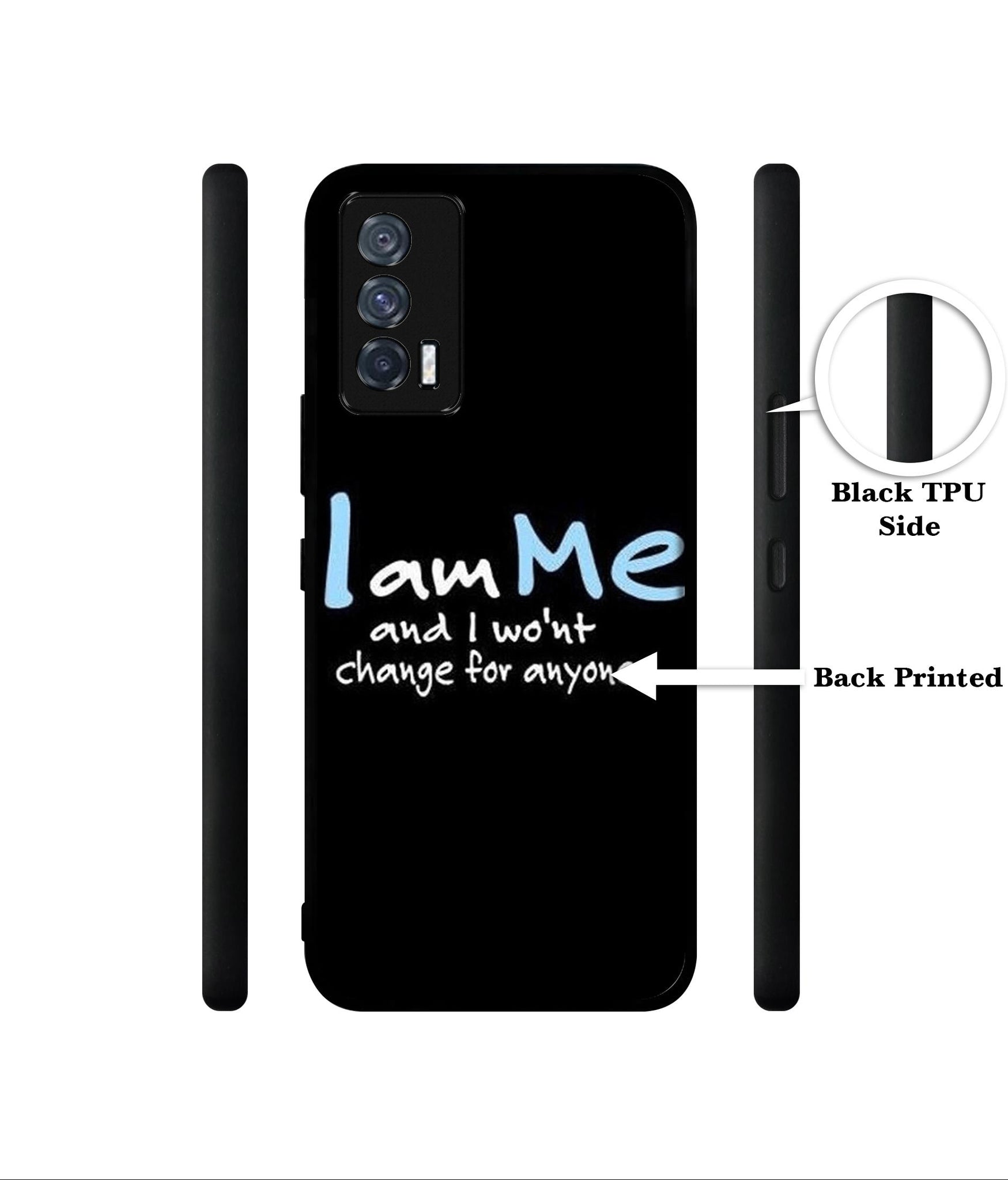 Casotec I Am Me Quotes Design Premium 2D Printed Metal Back Case Cover ...