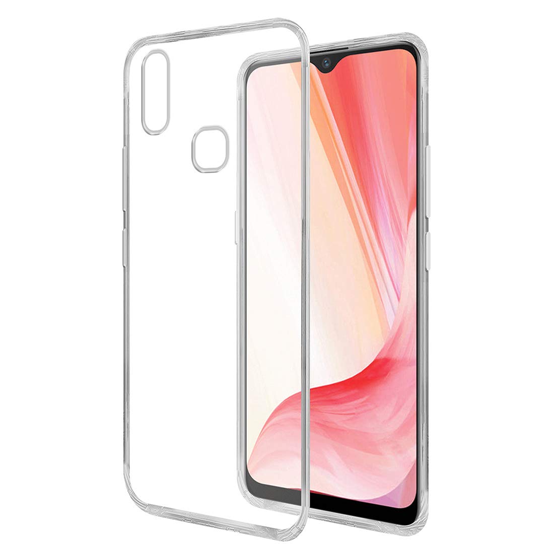 Casotec Soft TPU Back Case Cover for Vivo Y11 (2019) - Clear
