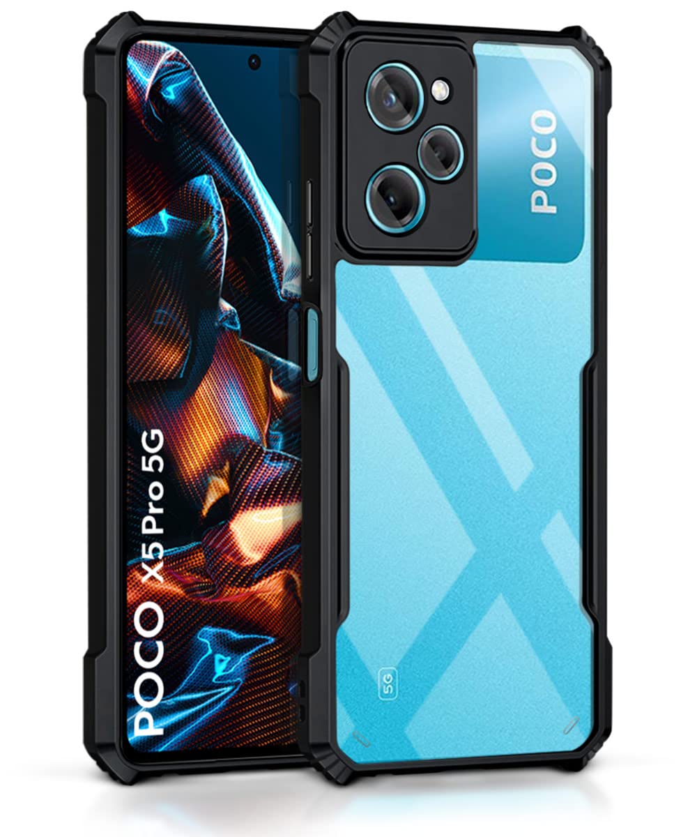 Casotec Shockproof Crystal Clear Back Case Cover | 360 Degree ...