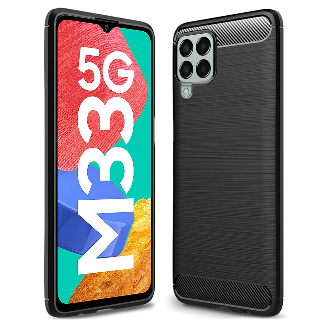 Casotec Rugged Shockproof Back Case Cover for Samsung Galaxy M33 5G ...