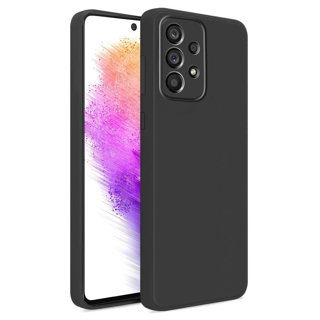 Casotec Shockproof Matte Liquid Silicone Case with Camera Protection ...