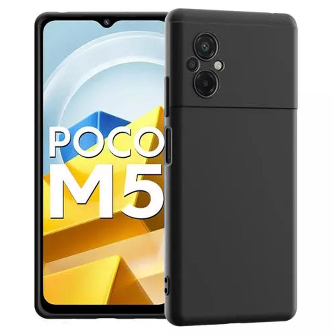 Casotec Back Cover for Poco M5 4G | Full Camera Protection | Liquid ...