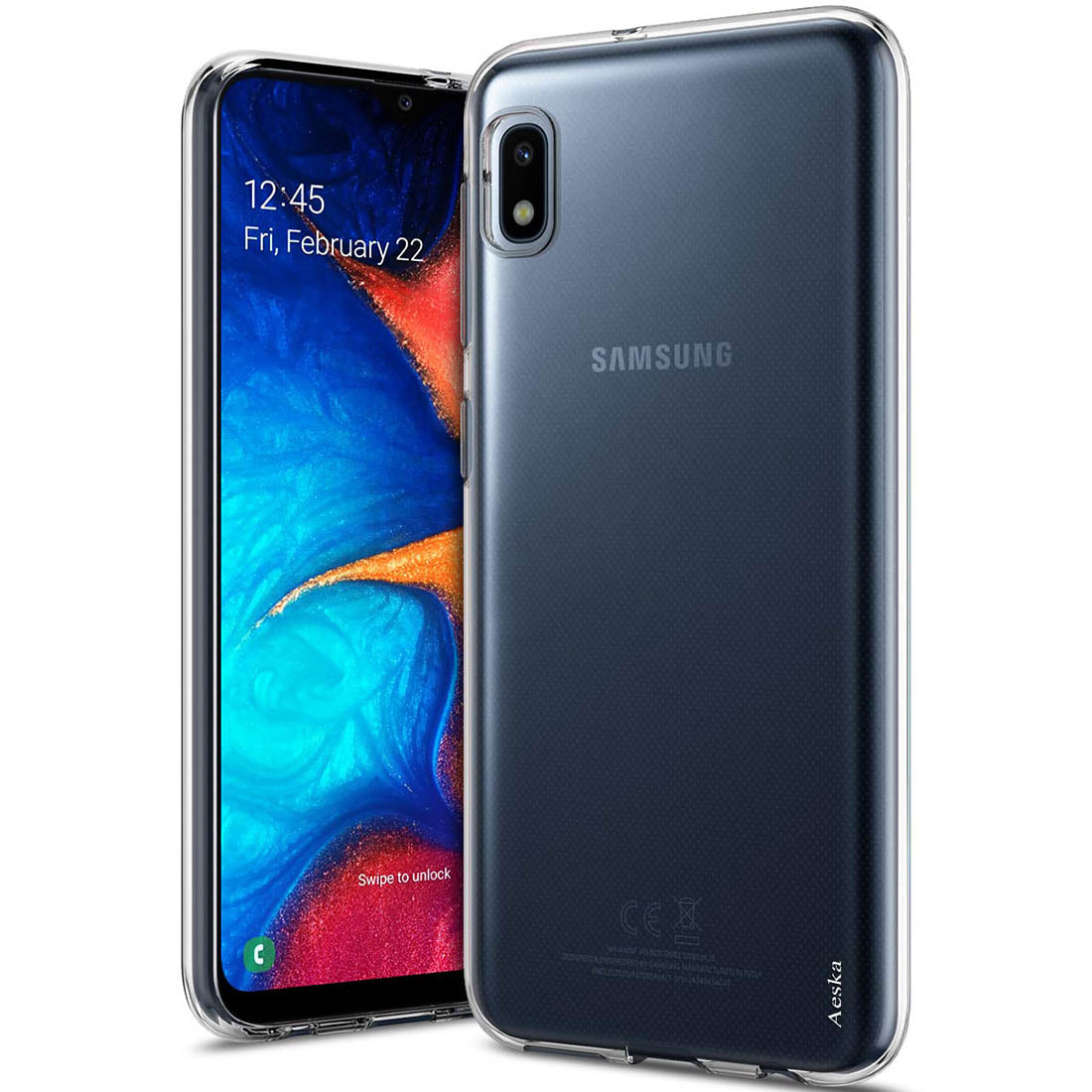Casotec Soft TPU Back Case Cover for Samsung Galaxy A10e - Clear