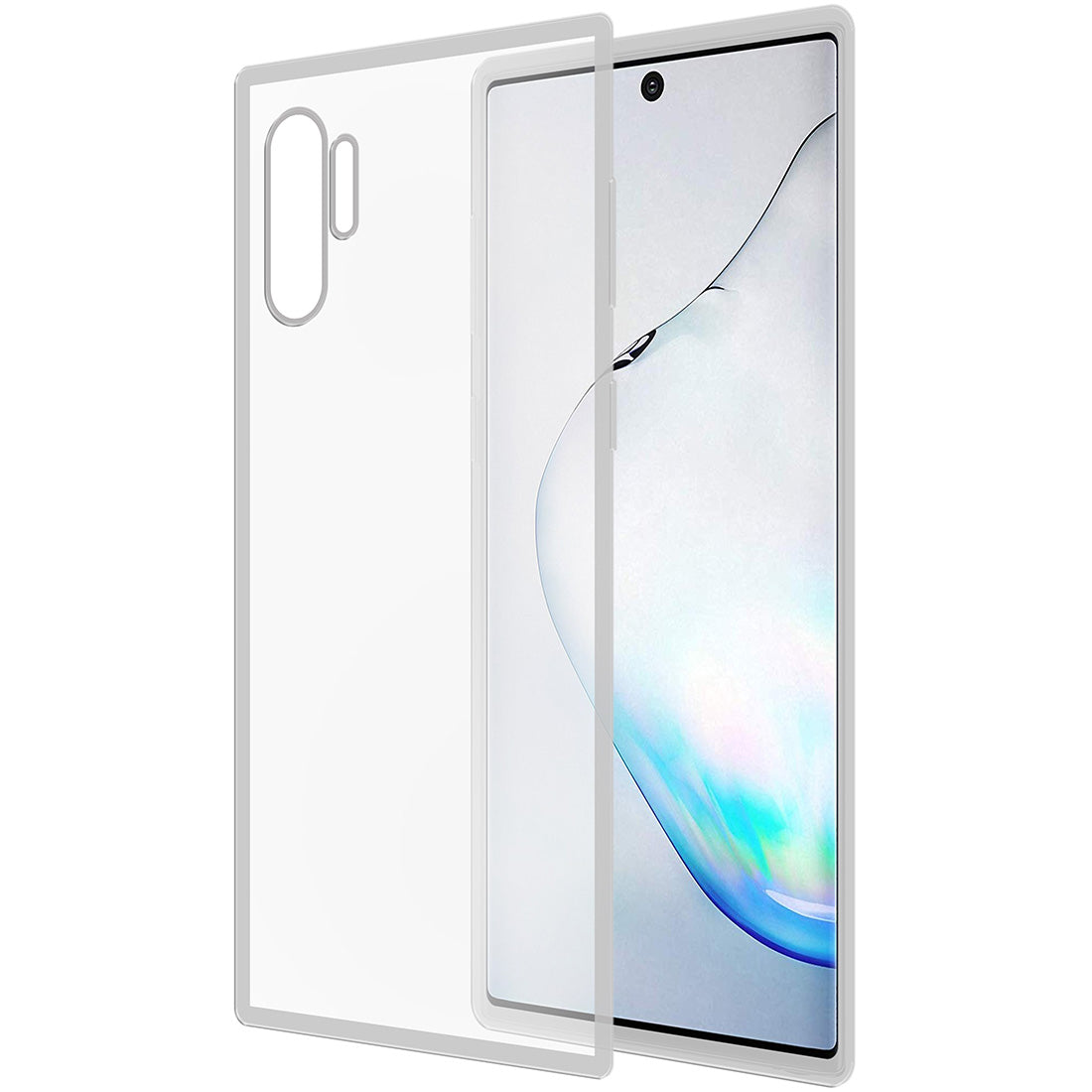 Casotec Soft TPU Back Case Cover for Samsung Galaxy Note 10 Plus - Clear
