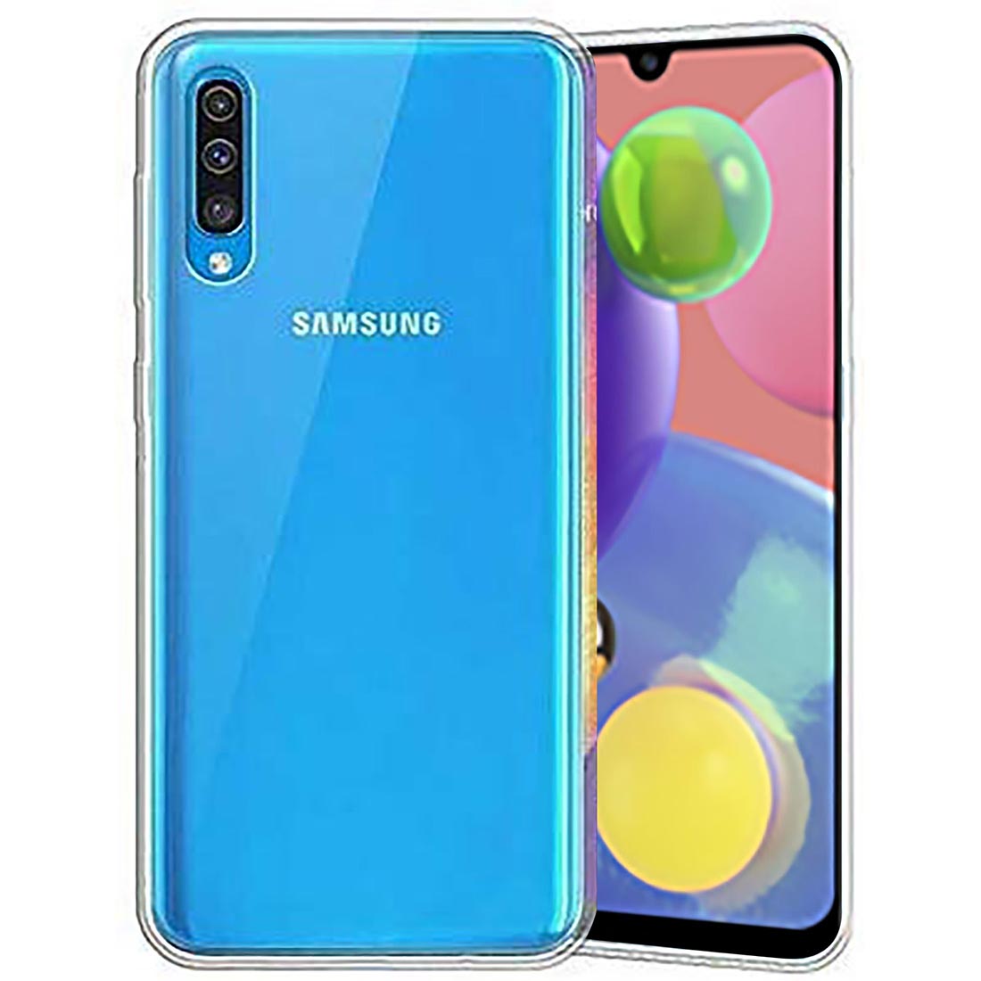Casotec Soft TPU Back Case Cover for Samsung Galaxy A70s - Clear