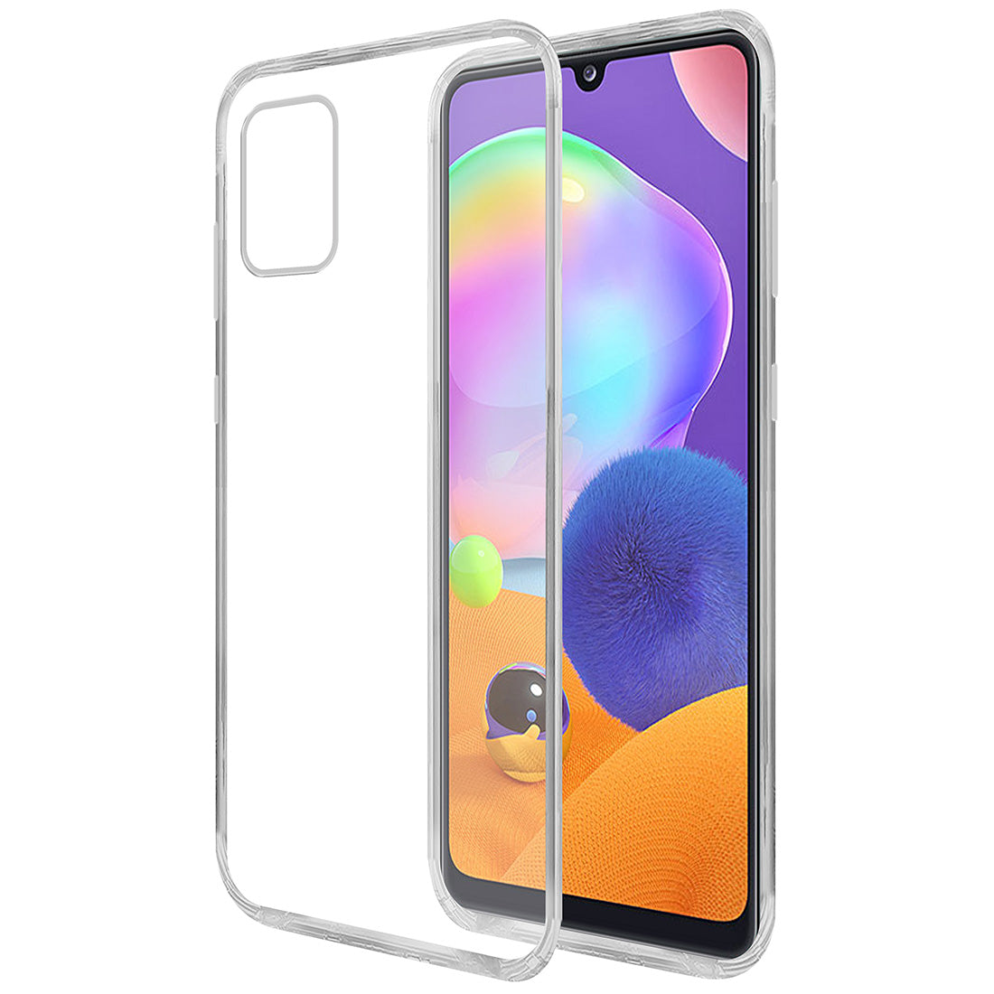 Casotec Soft TPU Back Case Cover for Samsung Galaxy A31 - Clear