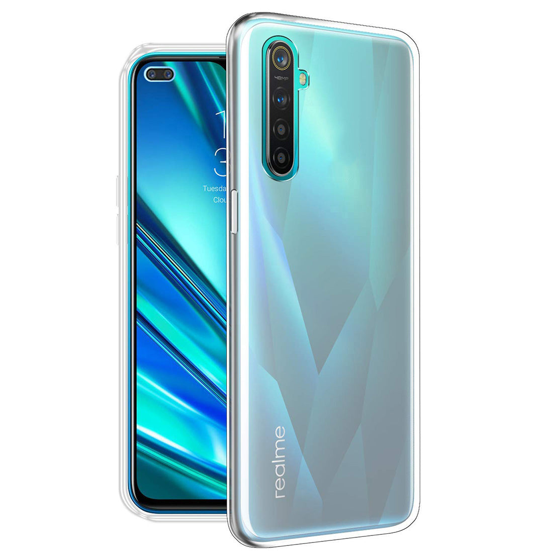 Casotec Soft TPU Back Case Cover for Realme 6 Pro - Clear