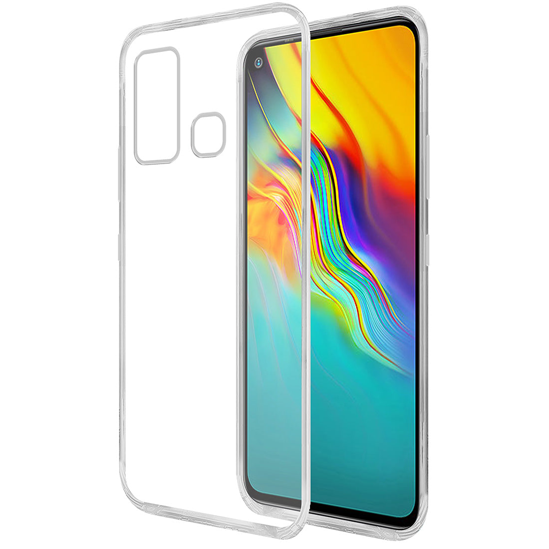 Casotec Soft TPU Back Case Cover for Infinix Hot 9 - Clear