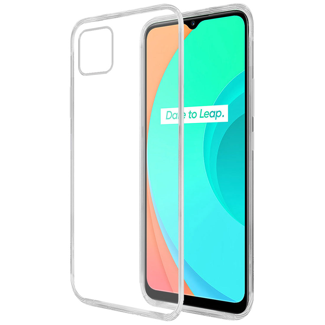 Casotec Soft TPU Back Case Cover for Realme C11 - Clear