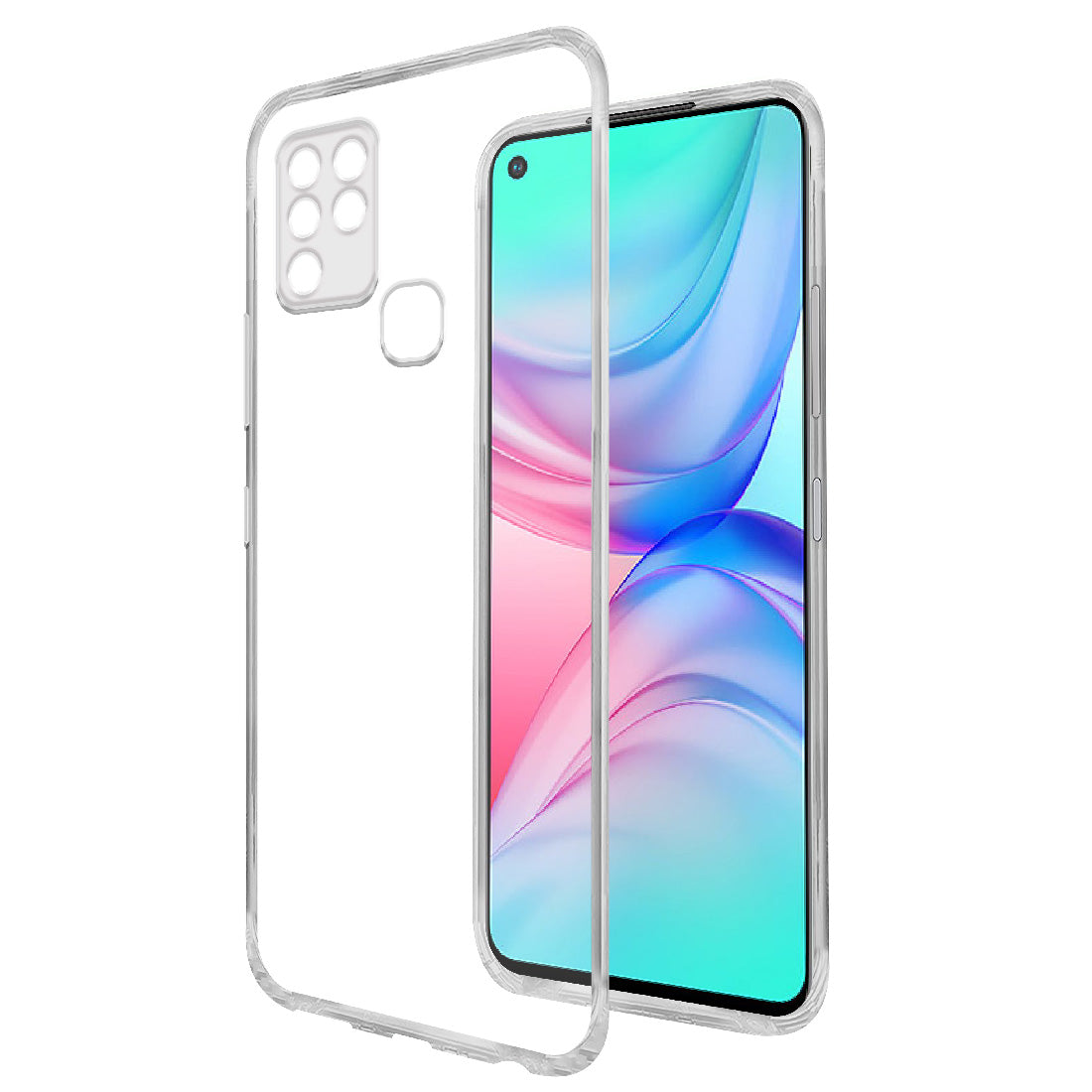 Casotec Soft TPU Back Case Cover for Infinix Hot 10 - Clear