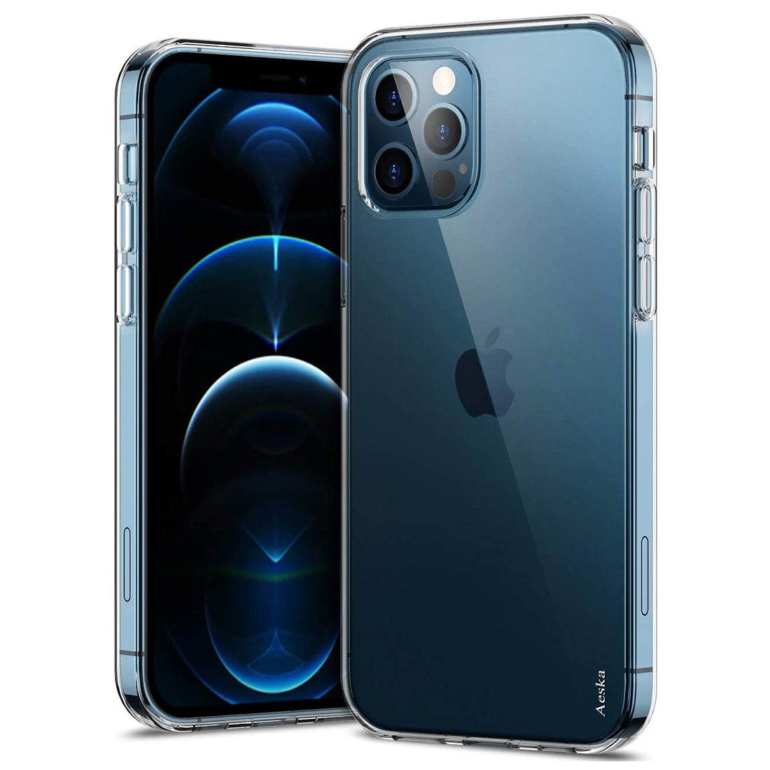 Casotec Soft TPU Back Case Cover for Apple iPhone 12 / 12 Pro - Clear