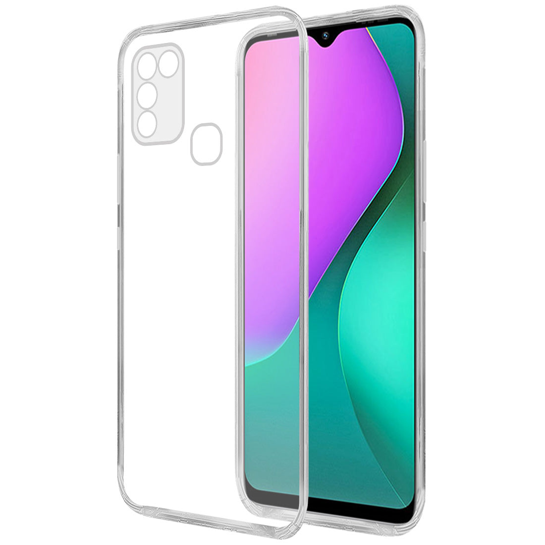 Casotec Soft TPU Back Case Cover for Infinix Hot 10 Play - Clear