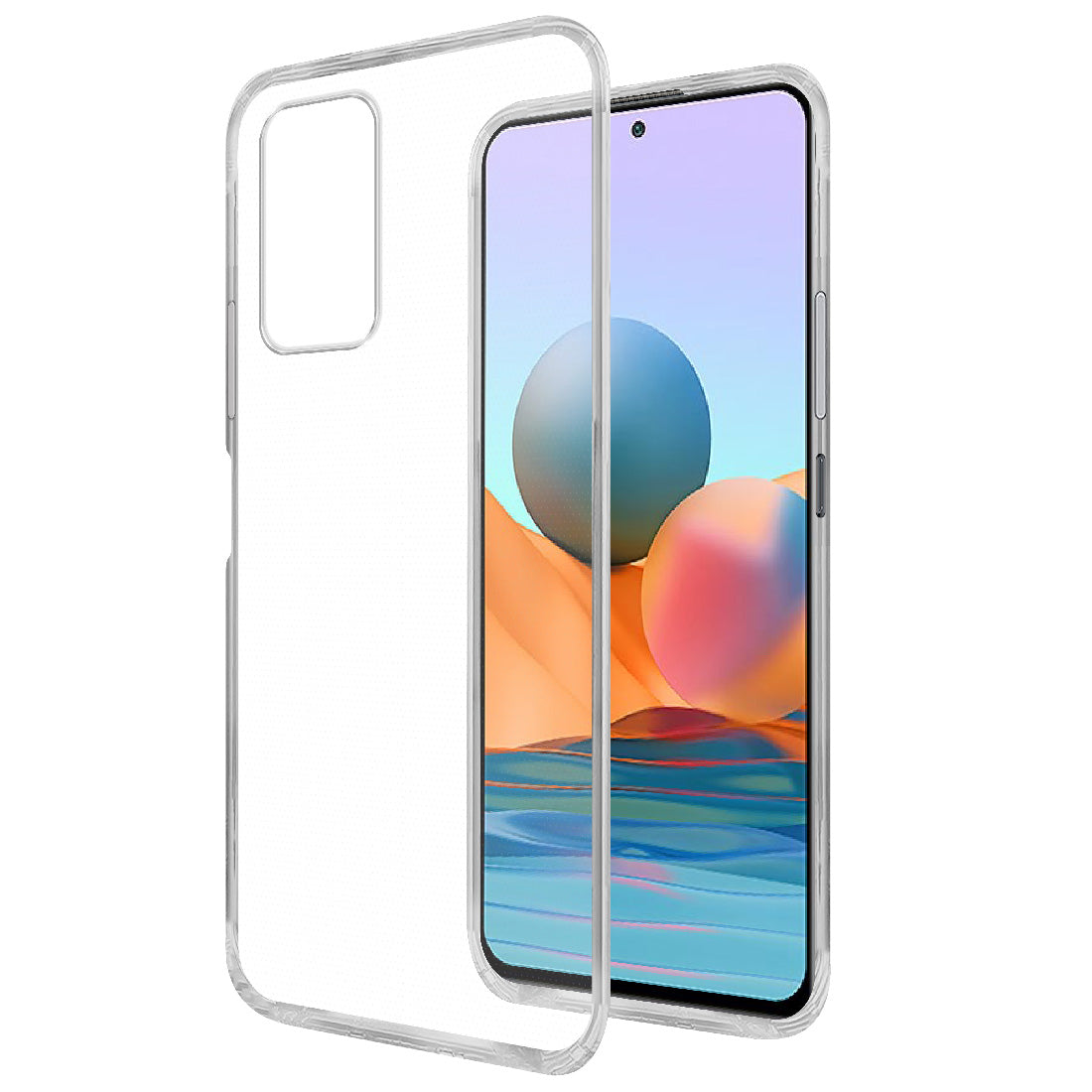 Casotec Soft TPU Back Case Cover for Mi Redmi Note 10 Pro Max - Clear