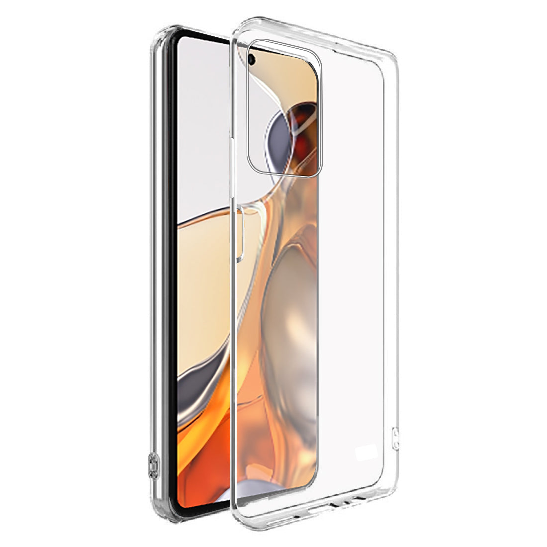 Casotec Soft TPU Back Case Cover for Mi Redmi Note 11T Pro 5G - Clear