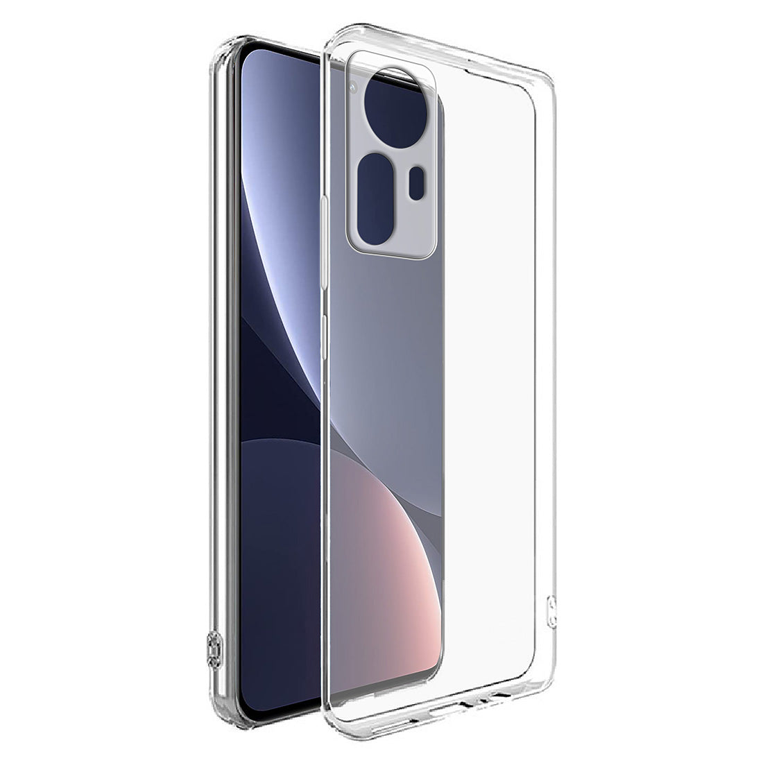 Casotec Soft TPU Back Case Cover for Xiaomi 12 Pro 5G - Clear