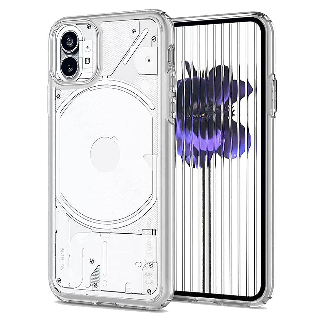 Casotec Soft TPU Back Case Cover for Nothing Phone (1) 5G - Clear
