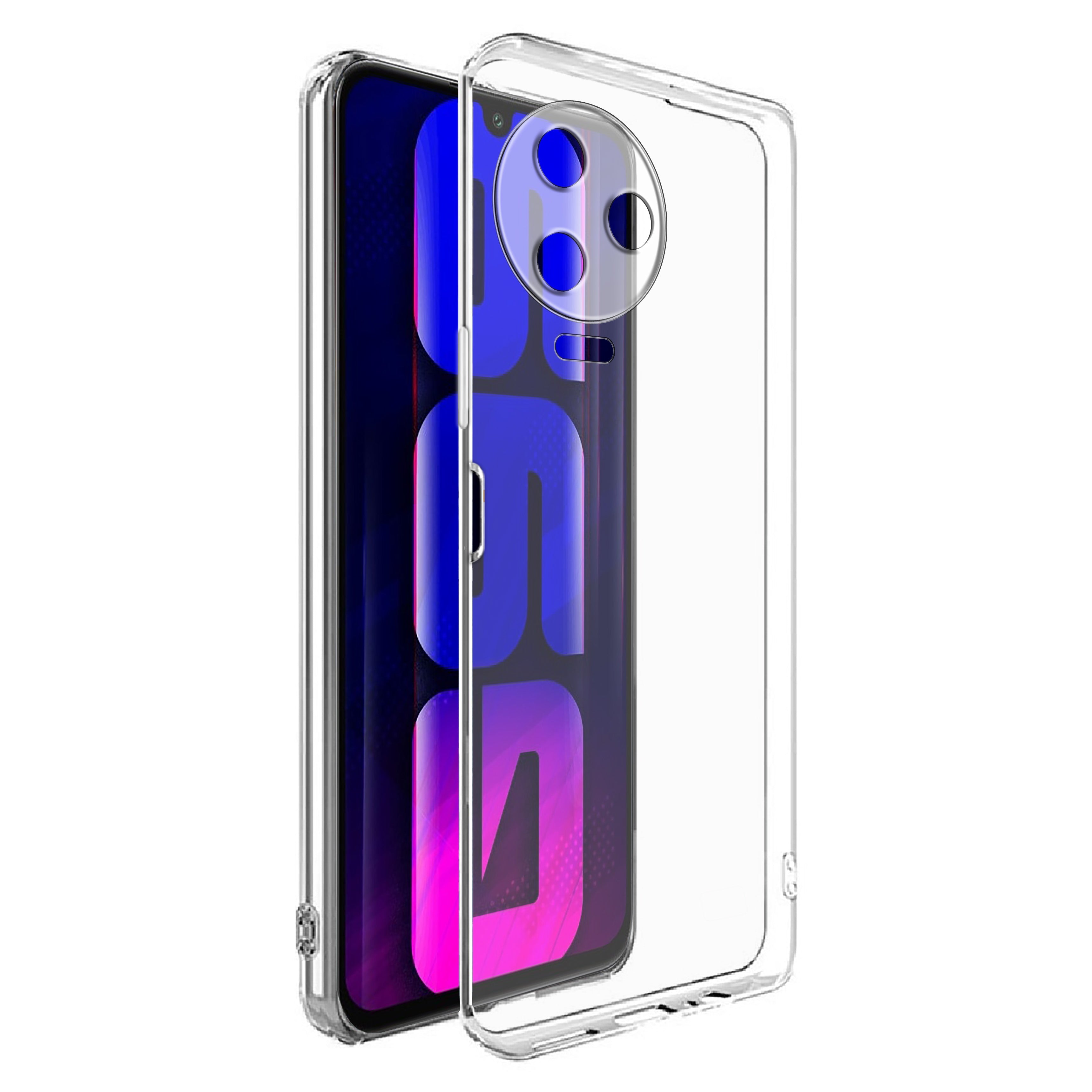 Casotec Soft TPU Back Case Cover for Infinix Note 12 Pro 4G - Clear