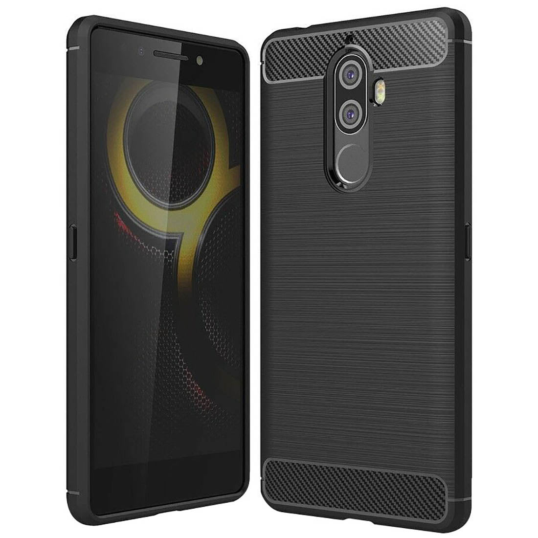 Casotec Carbon Fiber Shock Proof Rugged Armor Case Cover with Metallic ...