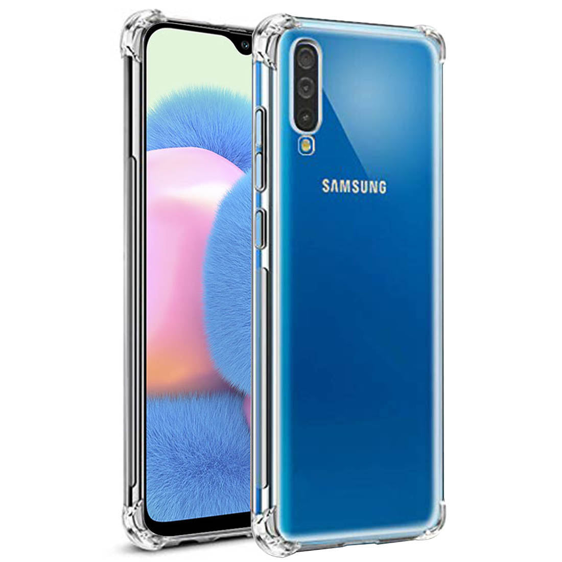 Casotec Hybrid Soft Silicon TPU Back Case Cover for Samsung Galaxy A30s ...