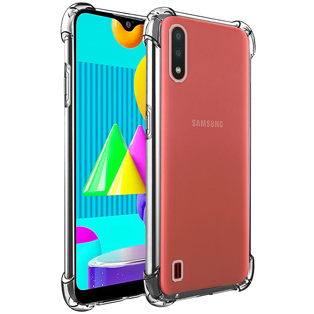 Casotec Hybrid Soft Silicon TPU Back Case Cover for Samsung Galaxy M01 ...