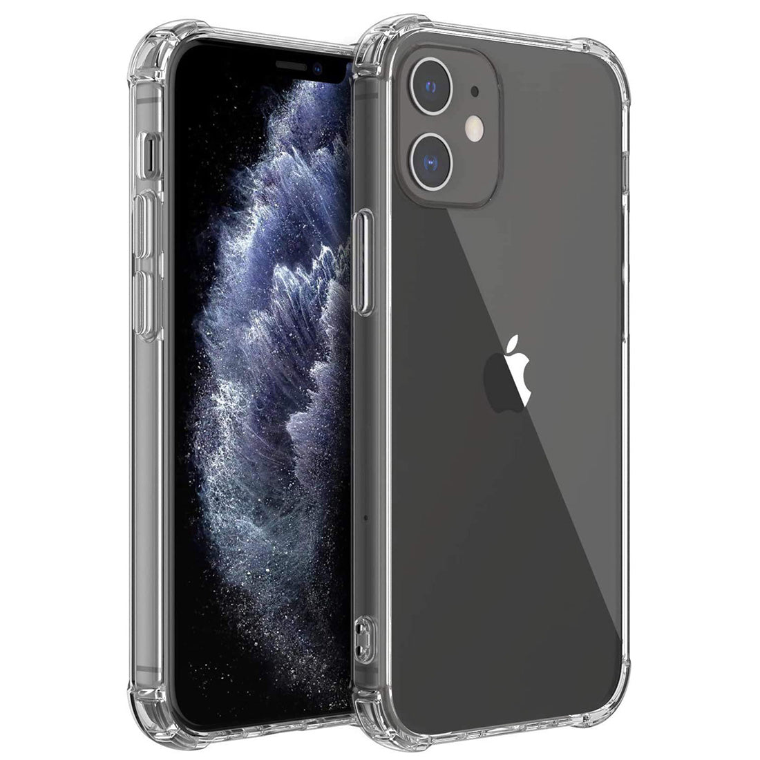 Casotec Hybrid Soft Silicon TPU Back Case Cover for Apple iPhone 12 ...