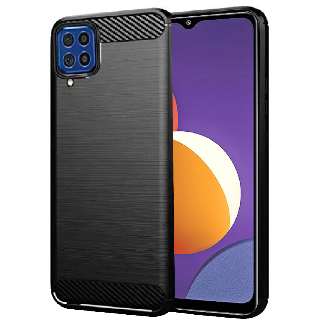 Casotec Carbon Fiber Shockproof Rugged Armor Case Cover with Metallic ...