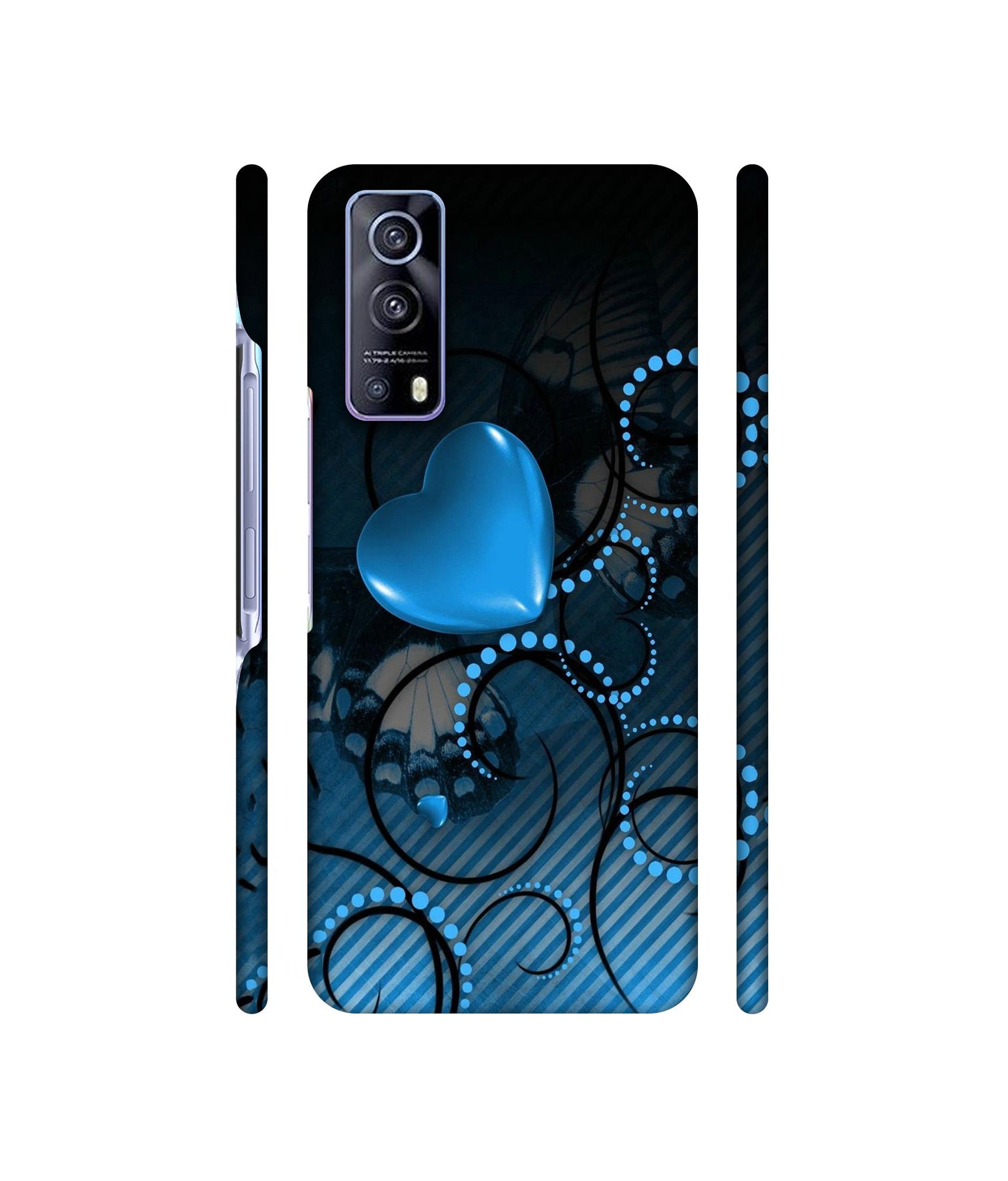 Casotec Hart Design 3D Printed Hard Back Case Cover for Vivo iQOO Z3