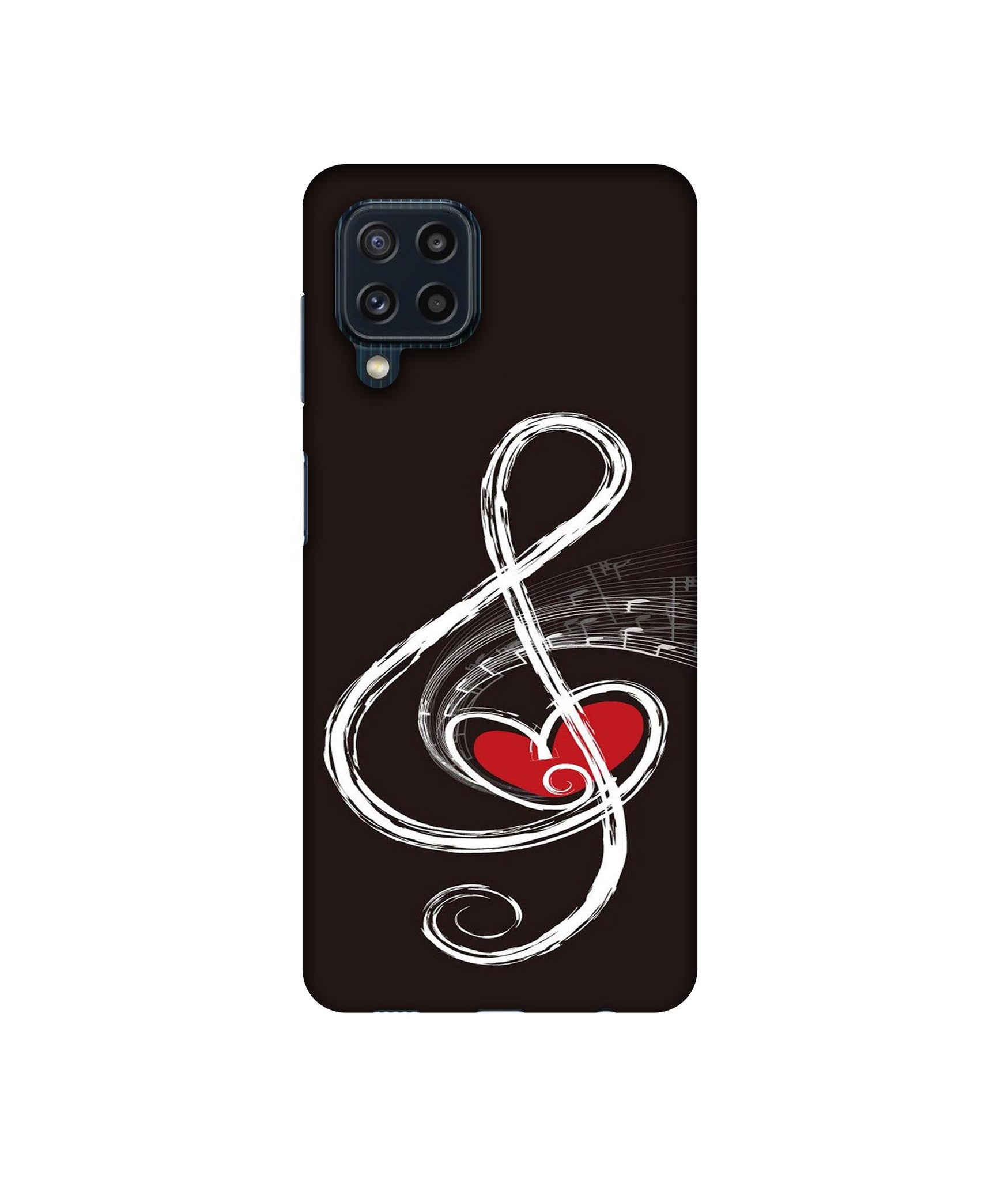 Casotec Love Note Music Design 3D Printed Hard Back Case Cover for ...
