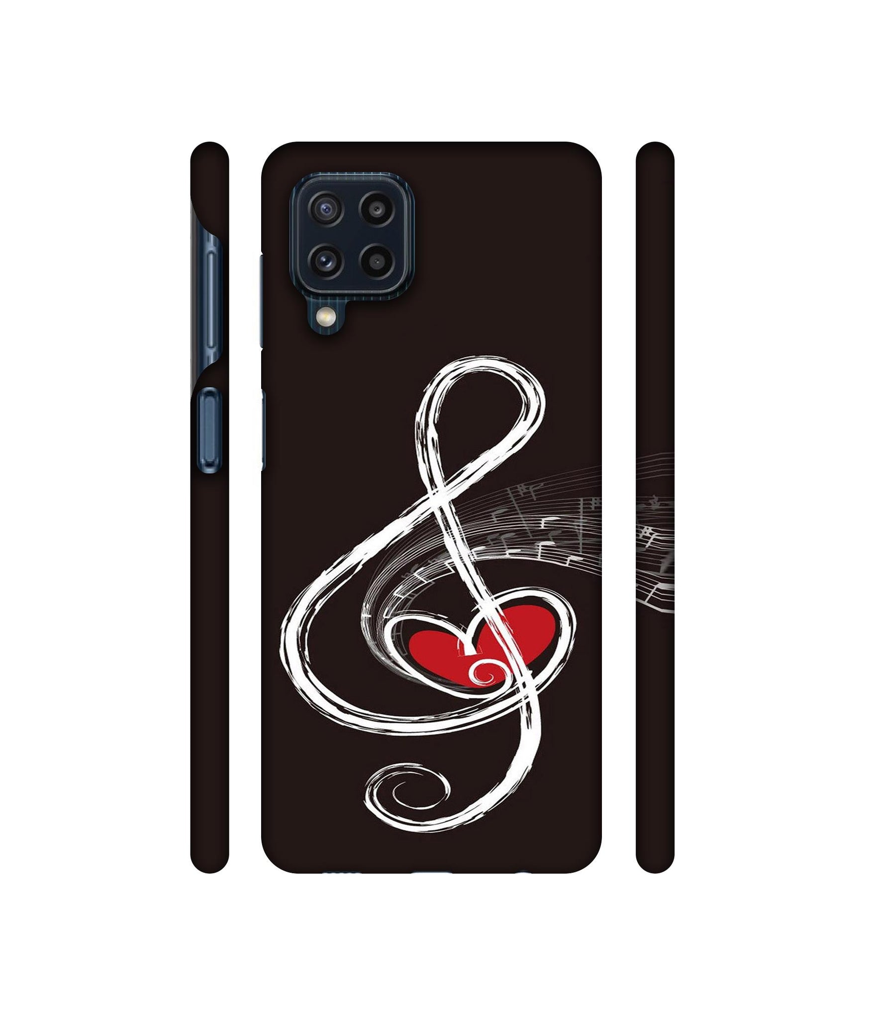 Casotec Love Note Music Design 3D Printed Hard Back Case Cover for ...